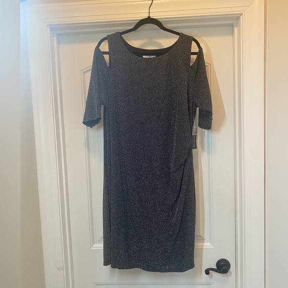 Soho Apparel | Dresses | Soho Apparel Womens Shimmering Cold Shoulders ...